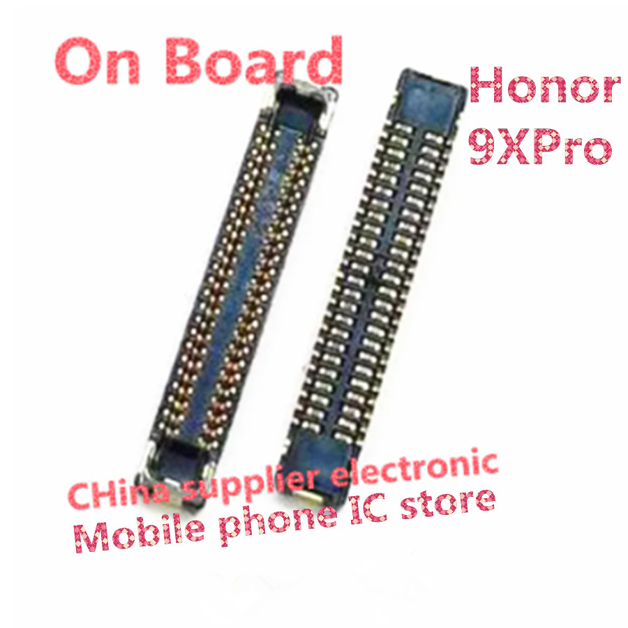 Jual For Honor 9XPro Mobile phone tailstock motherboard cable connection snap connector On Board ...