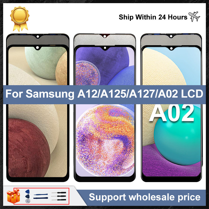 Jual IPS LCD For Samsung Galaxy A12 LCD SM-A125F Display A12 Nacho A127 ...