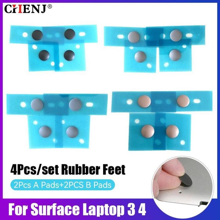 Jual 4pcs Rubber Foot Notebook Feet Pad for Surface Laptop 3 4 Re ...