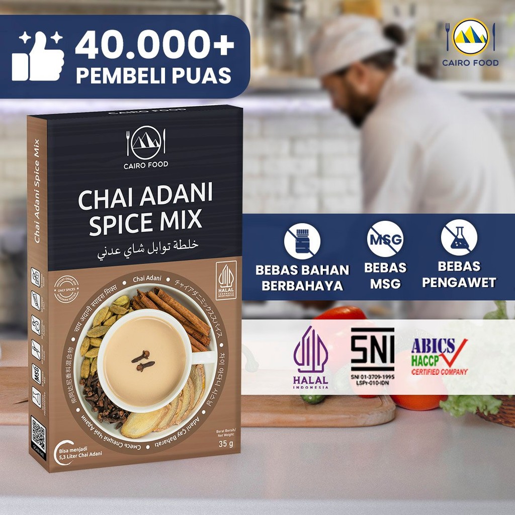 Jual Cairo Food - Bumbu Chai Adani Asli Rempah | Shopee Indonesia