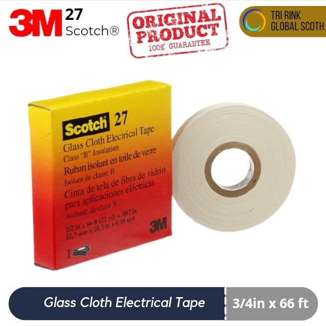 Jual 3M Scotch 27 Glass Cloth Electrical tape | Shopee Indonesia