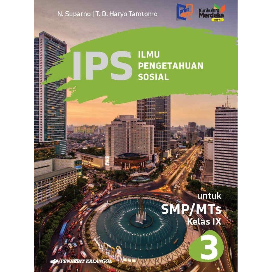 Jual 0033000661 BuKu ERLANGGA (ORIGINAL) IPS ILMU PENGETAHUAN SOSIAL UNTUK SMP/MTS KELAS 9 ...