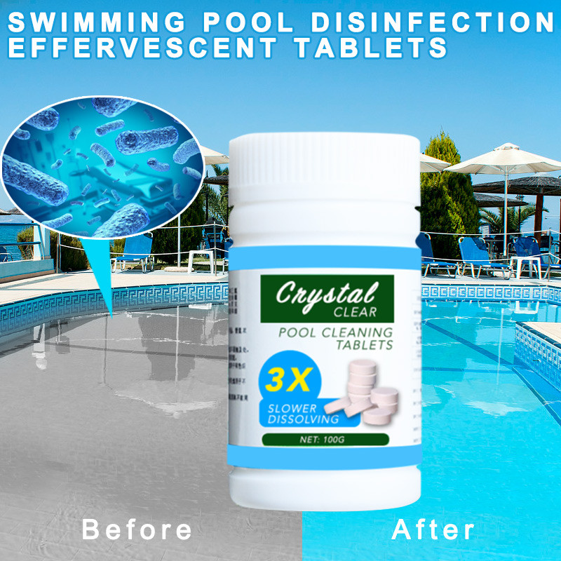 Jual IMPORT 100 Pieces Of Swimming Pool Instant Disinfection Tablets ...