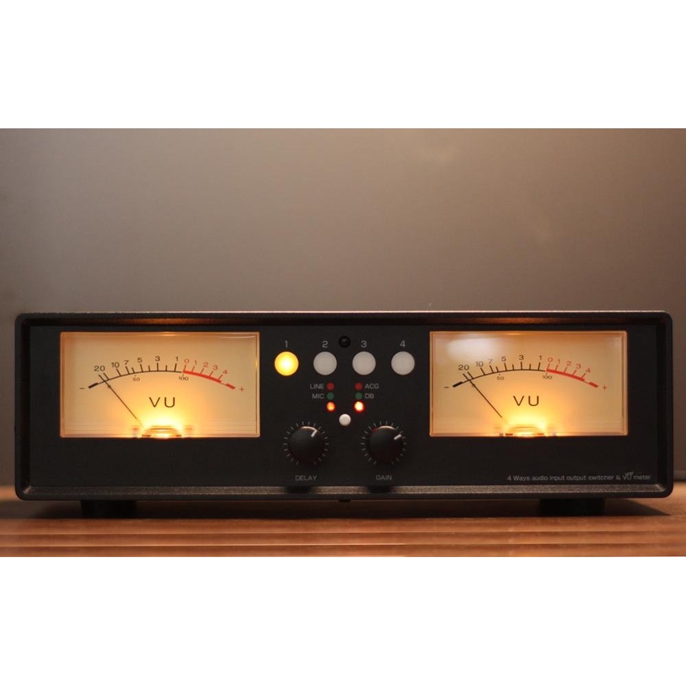 Jual Original VU2-D/L LED Version/Bulb Version MIC+LINE Dual VU Meter ...