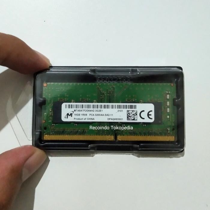 Jual Ready Stock Ram Laptop Micron 16Gb 3200 Ddr4 Pc4-3200Aa Memory ...