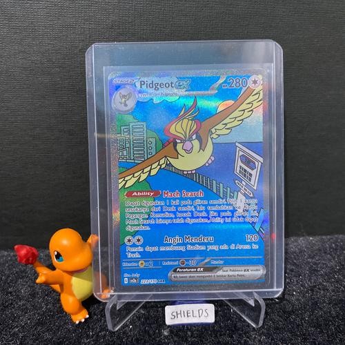 Jual Pokemon TCG Indonesia - Pidgeot EX SAR sv3s Kilau Hitam | Shopee ...