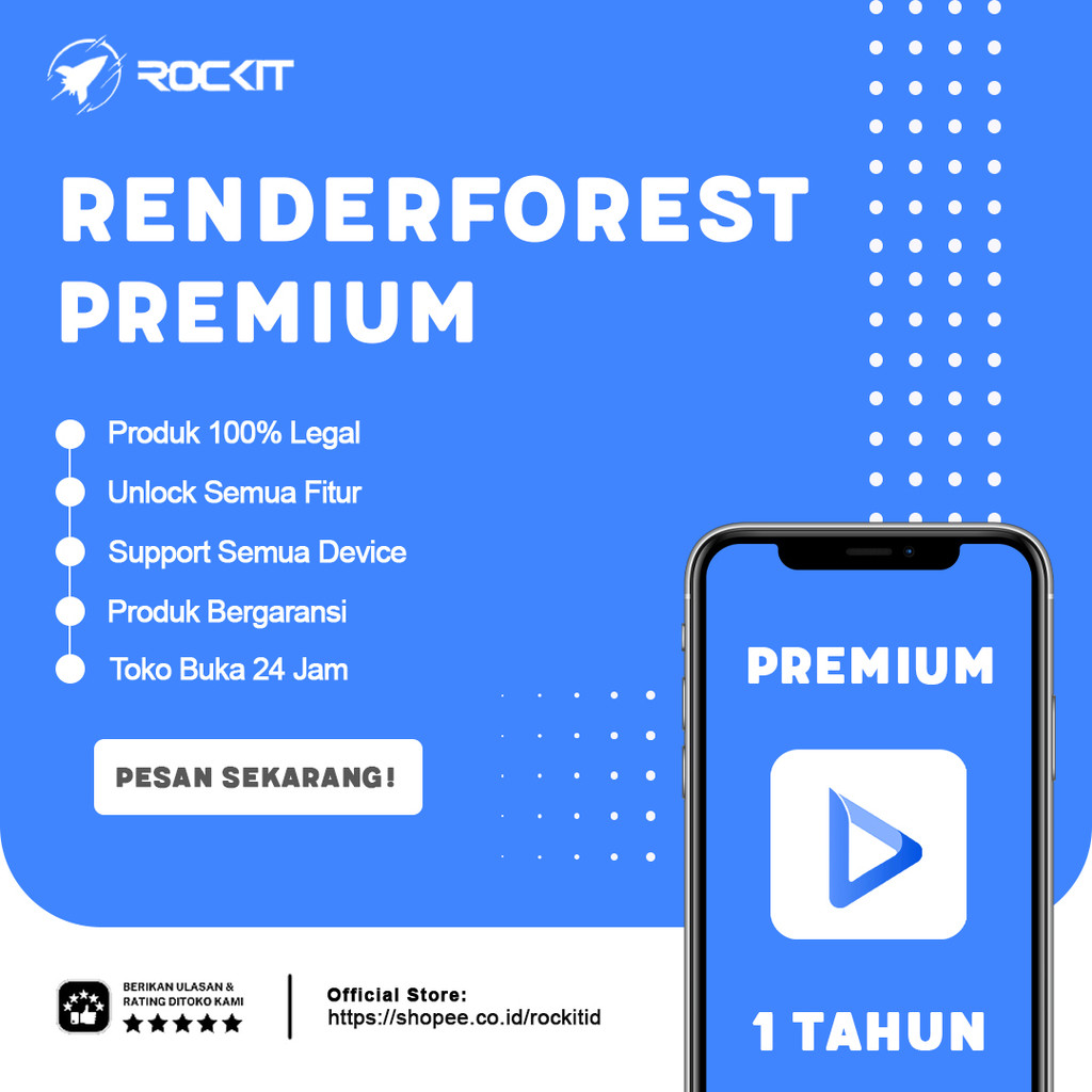 Jual Renderforest Pro 1 Bulan Unlimited - All your design tools in one ...