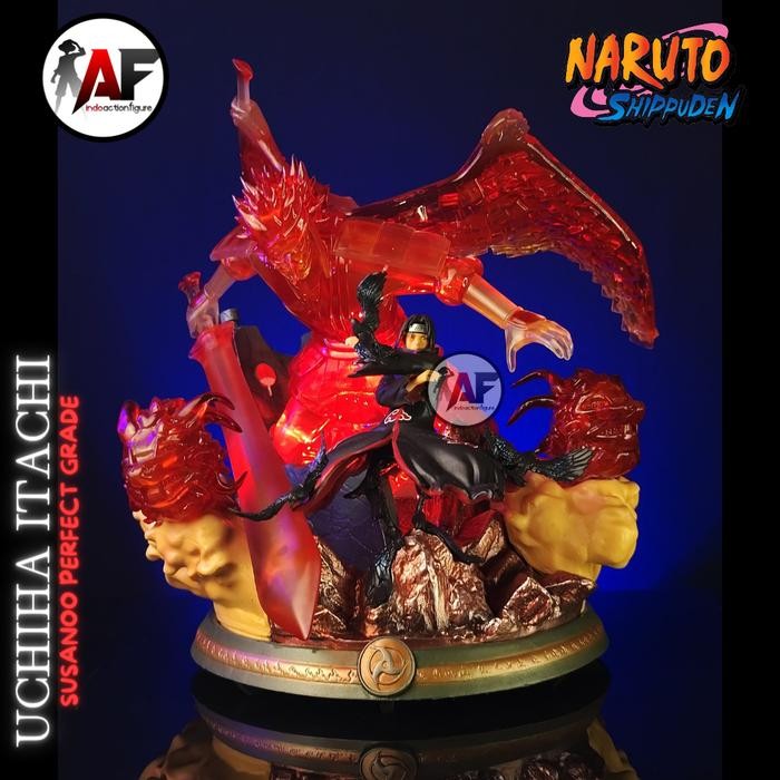 Jual TERBARU!!! Statue Action Figure Naruto Uchiha Itachi PERFECT GRADE ...