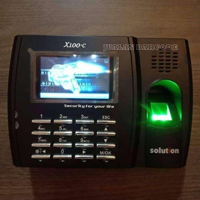 Jual Solution X100C Fingerprint Mesin Absensi | Shopee Indonesia