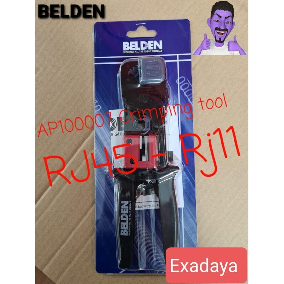 Jual Sale Belden Crimping Tool Modular Plug Rj45 Rj11 Original ...