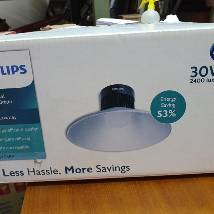 Jual lampu gantung industri gudang by088p 30w 30 watt philips industri ...