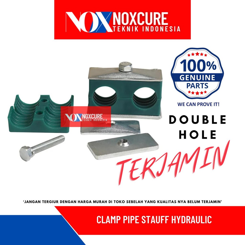 Jual 22 MM KLEM PIPA STAUFF CLAMP PIPE STAUFF HYDRAULIC LIGHT DUTY ...
