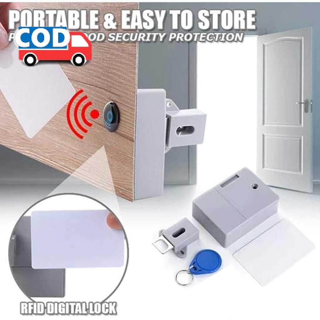 Jual Kunci Lemari RFID Sensor Keyless Aman Praktis Baterai Tahan Lama 2 ...
