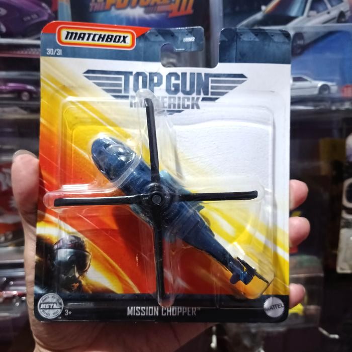 Jual Matchbox Sky Buster Top Gun Maverick Mission Chopper Helikopter ...