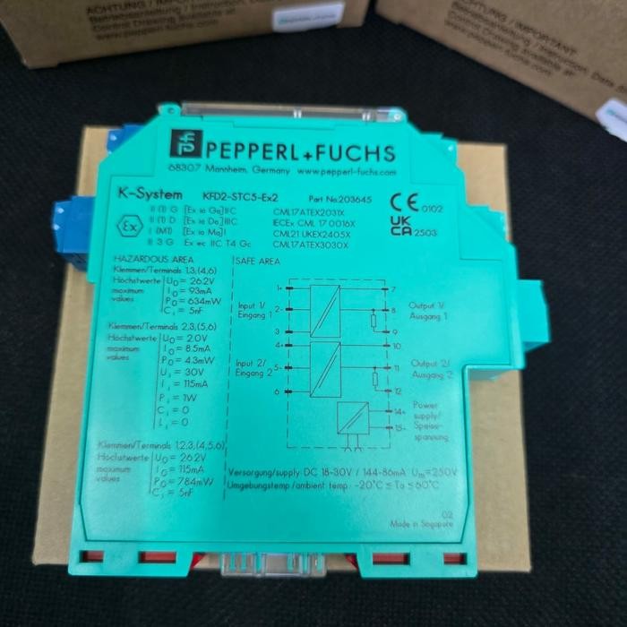Jual PEPPERL FUCHS SMART TRANSMITTER POWER SUPPLY KFD2-STC5-EX2 ...