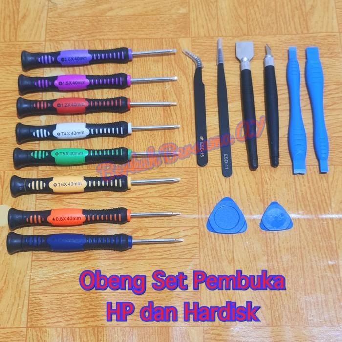 Jual OBENG SET HP / HARDISK - OBENG SERVIS HP - OBENG PEMBUKA HANDPHONE ...