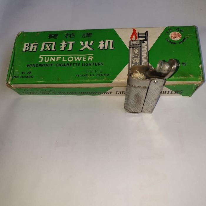 Jual KOREK API Lighter jadul vintage SUNFLOER 6506 | Shopee Indonesia
