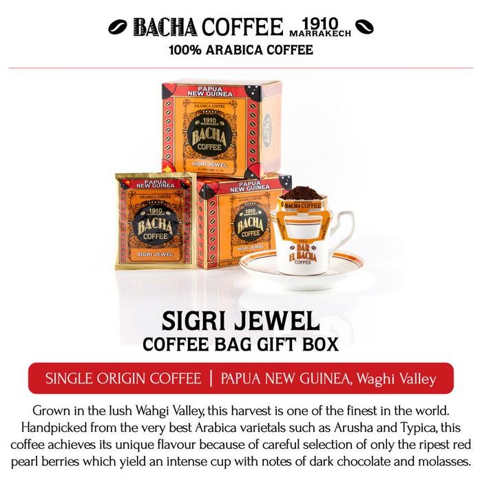 Jual Bacha Coffee Sigri Jewel Single Origin, 100% Arabica Beans, Medium ...