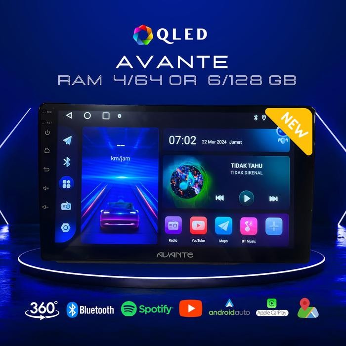 Jual PREMIUM Head Unit Android Avante 9 inch 10 inch RAM 4 / 64GB QLED ...
