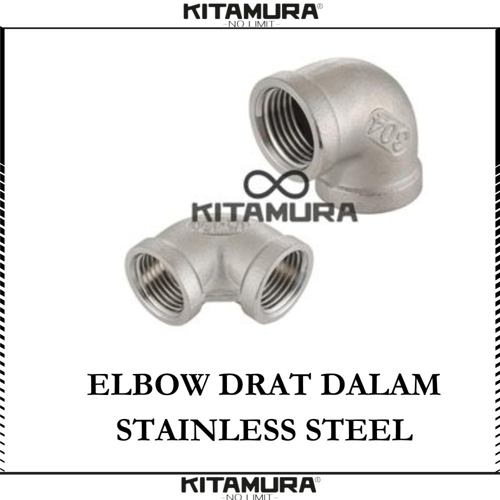 Jual 2" Elbow SS 304 Drat / Knee Stainless Steel 304 2" Inch | Shopee ...