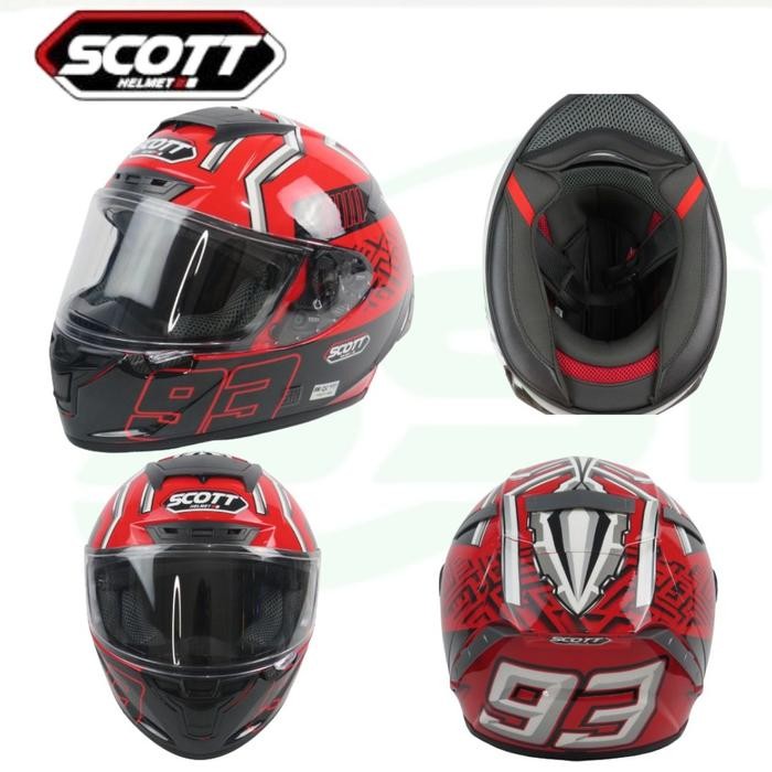 Jual HELM FF SCOTT RX7 X-14/ HELM FULL FACE LIMITED EDITION - MARQUEZ ...