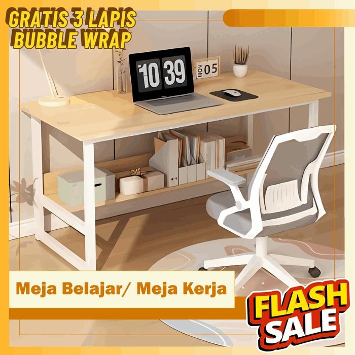 Jual [FREE BUBBLE WRAP] LLB Meja Belajar Meja Kerja Meja Kayu Meja ...
