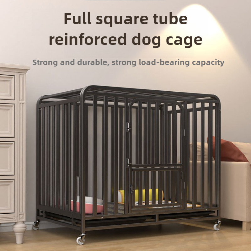 Jual Dog Cage Medium Large Dogs Full Square Tube Dog Cage Bold Indoor ...