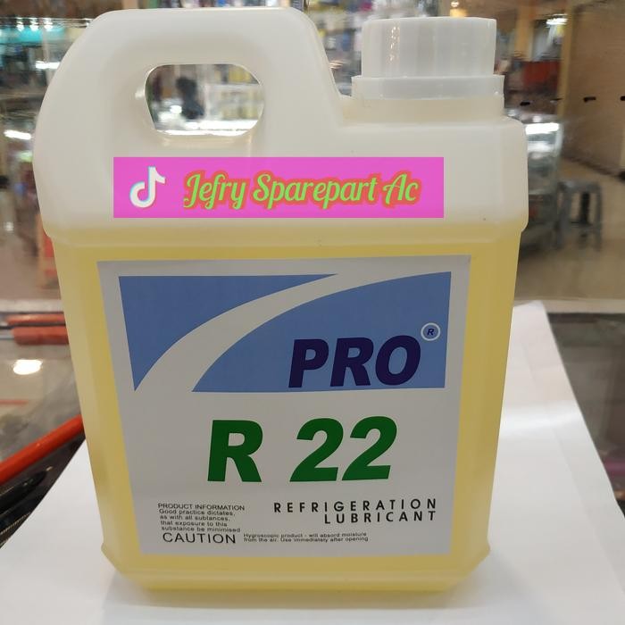 Jual New OLI PRO R22 REFRIGERATION OIL COMPRESOR AC KOMPRESOR 1liter ...