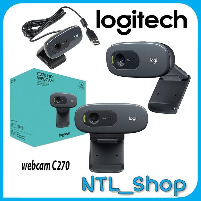 Jual Logitech Webcam C270 Hd 720P With Microphone | Shopee Indonesia