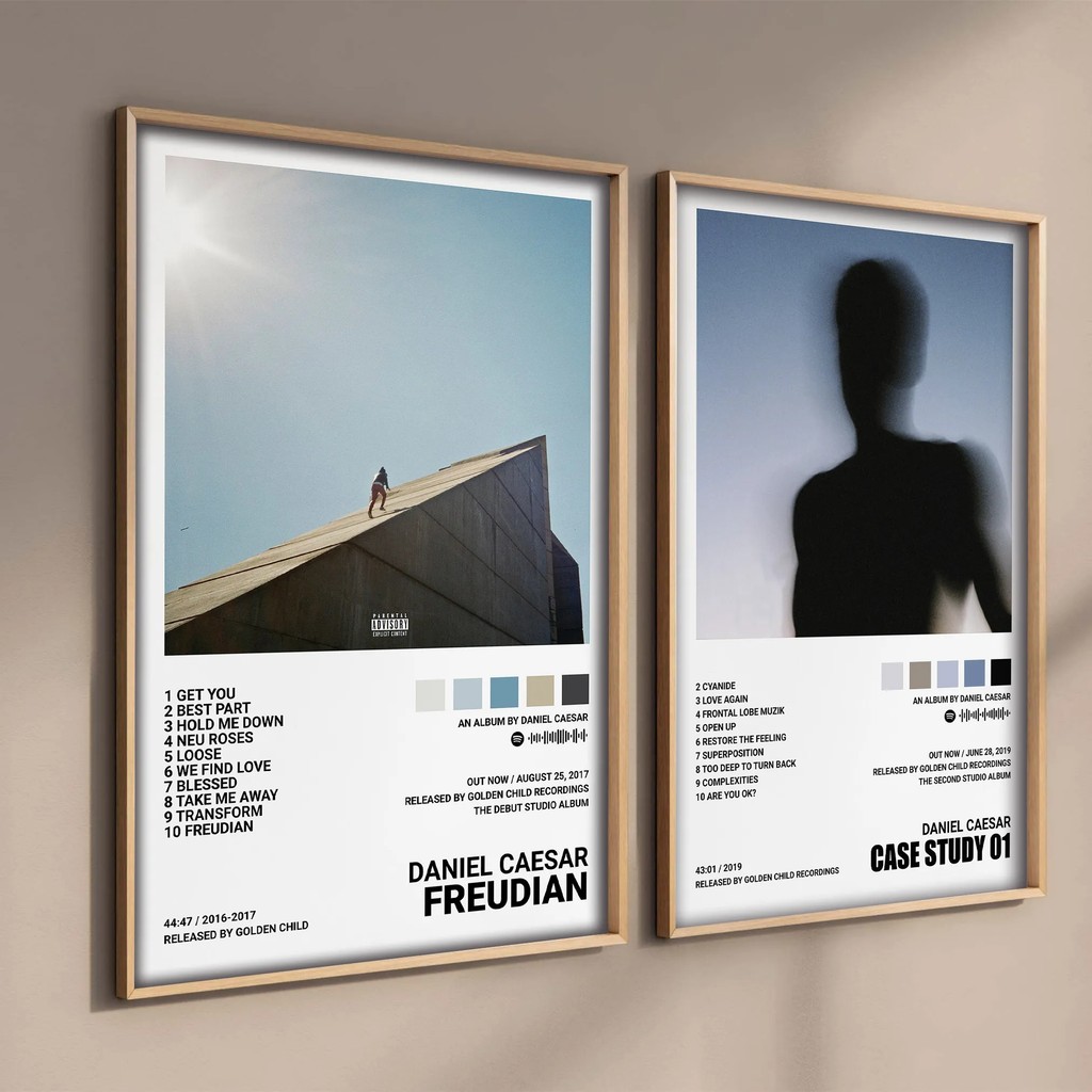Jual Daniel Caesar Singer Music Album Cover Freudian Pictures For Room ...