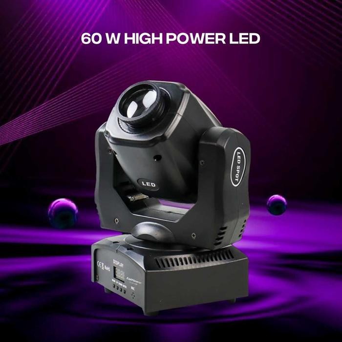 Jual Mini Beam Moving Head 60Watt Fullcolor/Lampu Sorot Panggung Dmx512 ...
