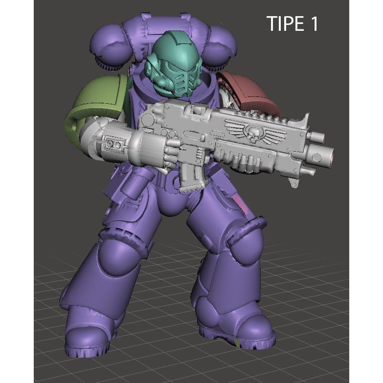 Jual warhammer 40k space marine primaris 3d print | Shopee Indonesia