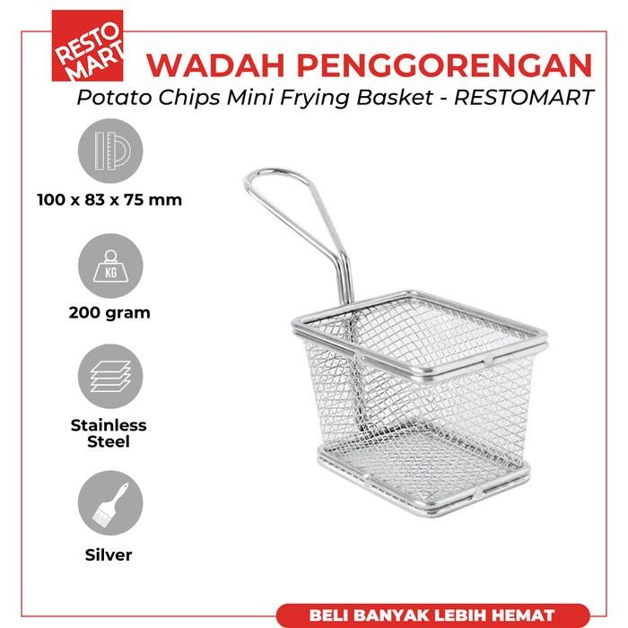 Jual tato Chips Mini Frying Basket 100 x 83 x 75 mm RESTOMART (2612003 ...