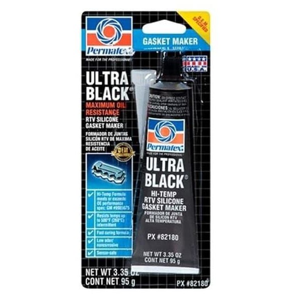 Jual Permatex Ultra Black Max Oil Resistance Rtv Silicone Gasket Maker ...
