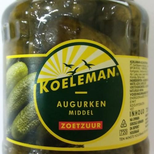Jual Koeleman Aughurken Gherkin Acar Timun Pickled Cucumber - 720 GRAM ...