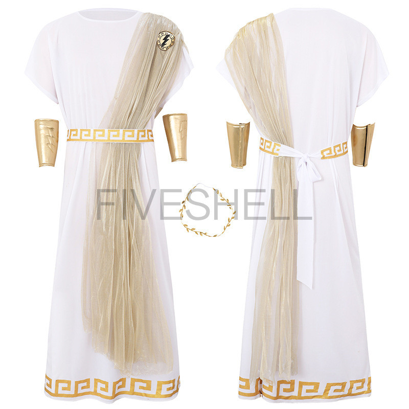 Jual Adults Halloween Costume Greek Story Zeus Olympus Character Stage ...