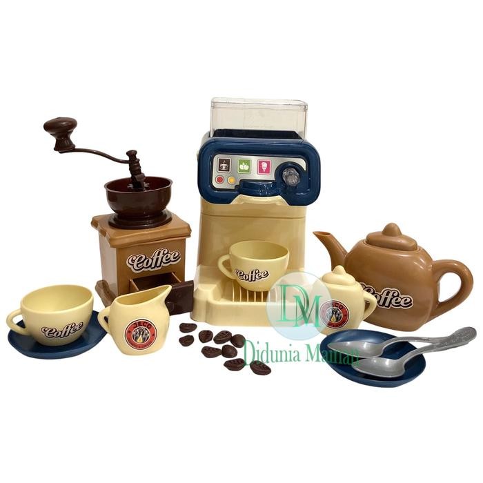 Jual Mainan Peran Anak Cewek Cowok Permainan Mesin Kopi Set Pretend ...