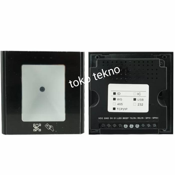 Jual Diskon Reader Qr Code 125 Khz + Usb + Wiegand + Tcp/Ip + Rs485 Qr Scanner | Shopee Indonesia