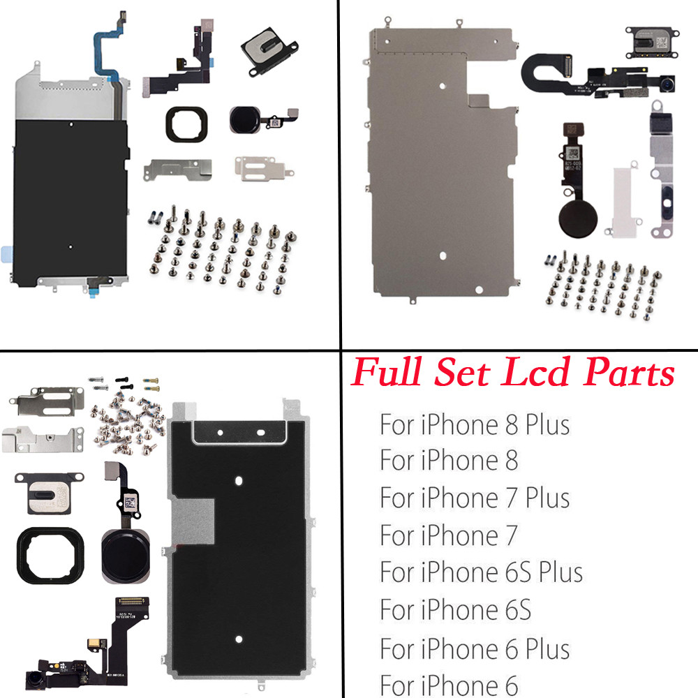 Jual Full Set LCD Parts For iPhone 6 6P 6S 7 7P 8 Plus Front Camera ...