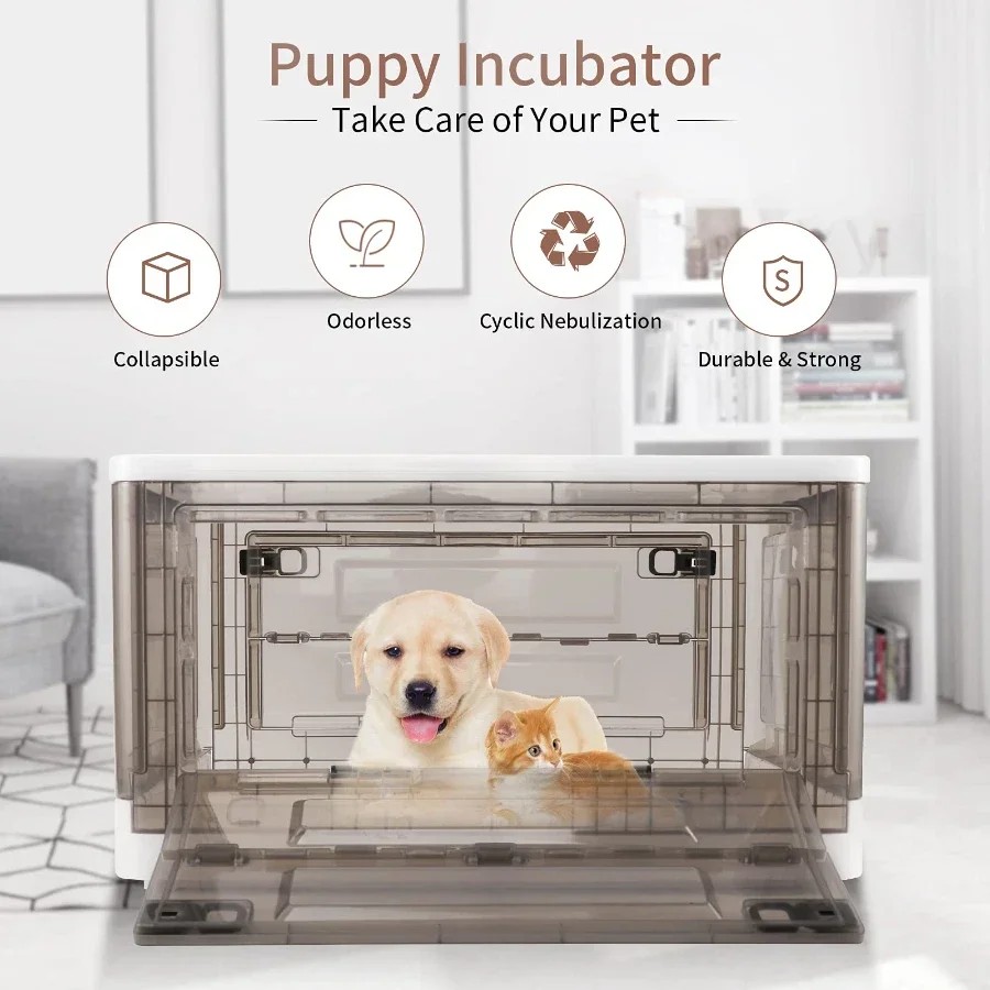 Jual Portable Fully Dog Incubator PVC Pet Puppy Incubator with Oxygen ...
