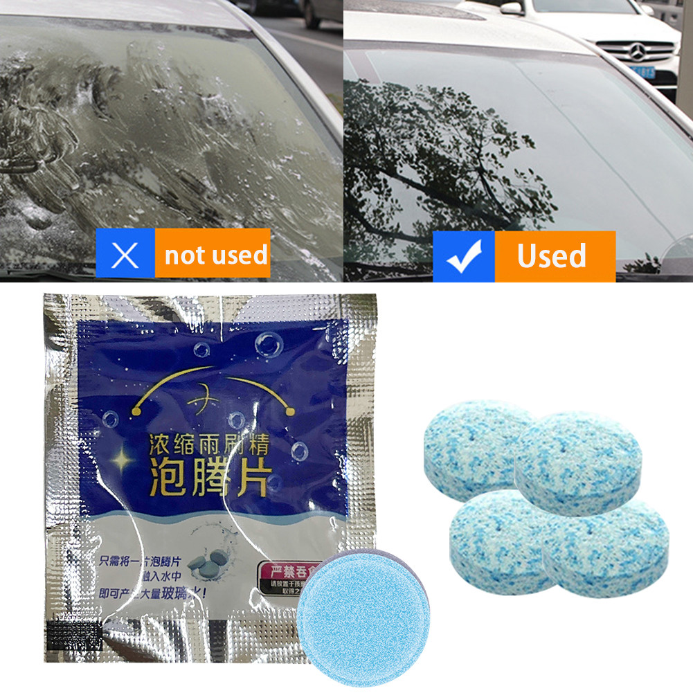 Jual IMPORT Concentrated Tablets Detergent Car Windscreen Wiper Solid ...