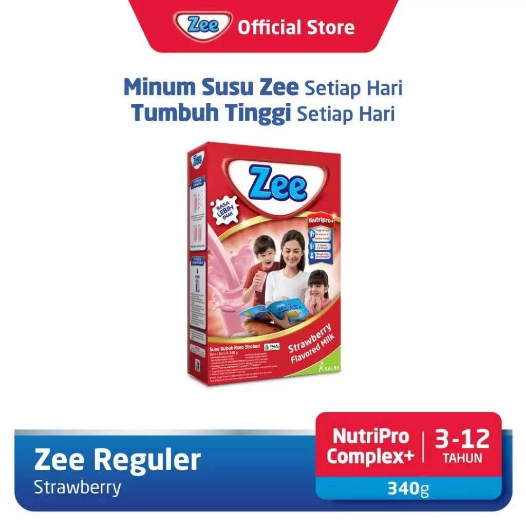 Jual ZEE STRAWBERRY 340 GR - RAJA SUSU | Shopee Indonesia