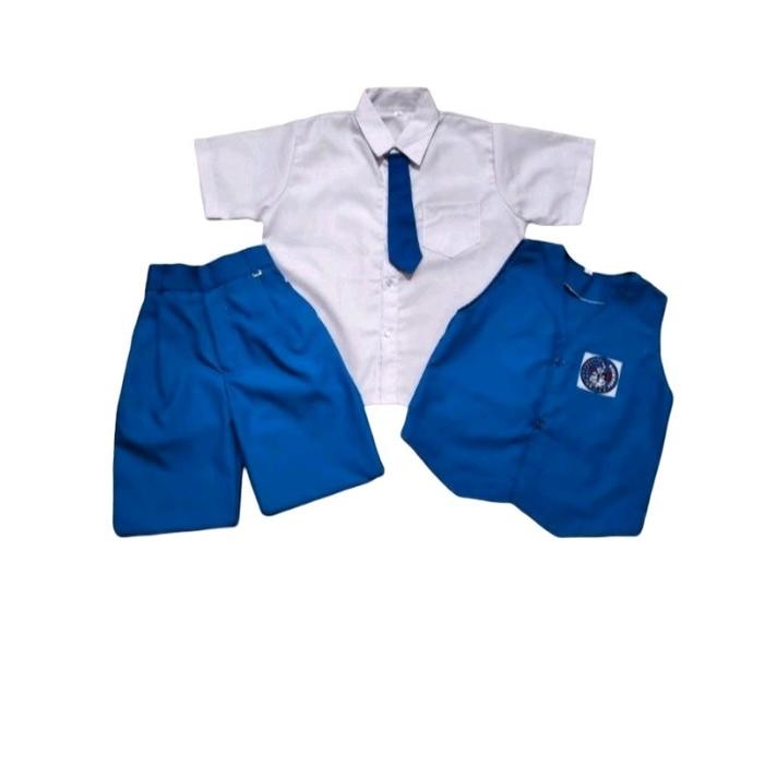 Jual (Expert) seragam TK nasional biru putih | Shopee Indonesia