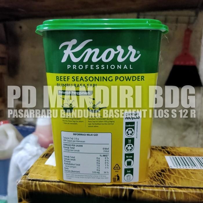 Jual (Expert) KNORR BEEF SEASONING POWDER 1Kg / Kaldu Daging Sapi by ...