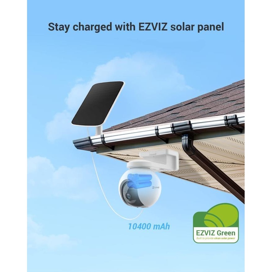 Jual Ezviz Eb8 4G 2K Smart Home Ip Camera Outdoor Cctv + Solar Panel Eb ...