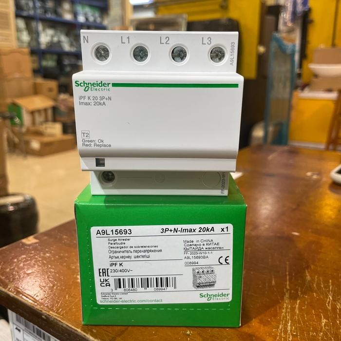 Jual surge arrester schneider iPF K 4p 3P+N-Nmax 20KA A9L15693 | Shopee Indonesia