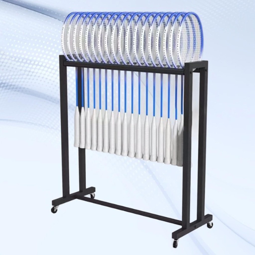 Jual Badminton Racket Storage Rack Racquet Center Organizing Stand ...