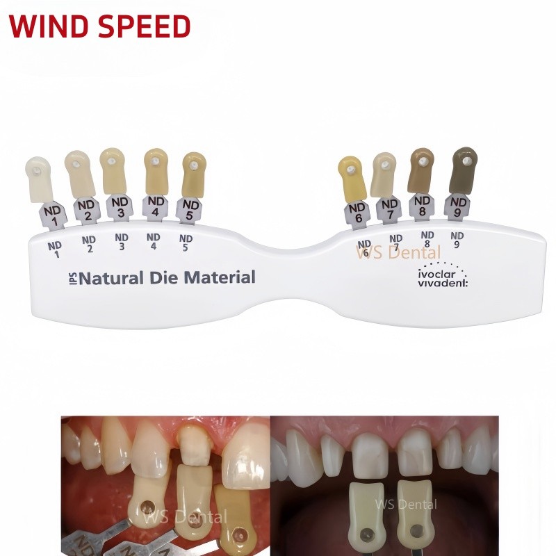 Jual Dental Ips Natural Die Shade Guide Porcelain Material Color Chart ...