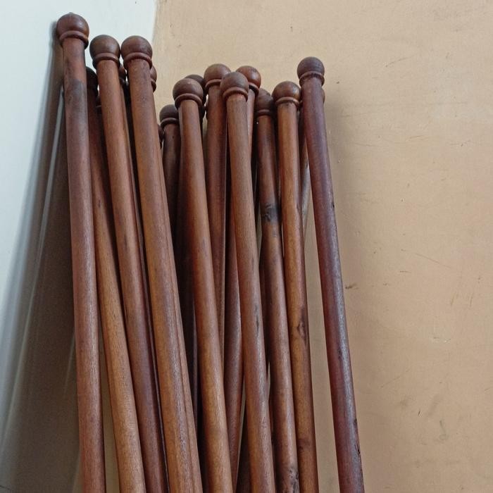 Jual ORIGINAL tiang kayu bendera 2 meter / tiang pataka READY STOCK ...