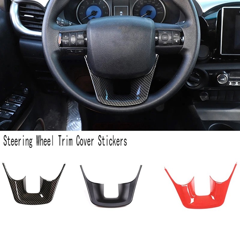 Jual Car Interior Steering Wheel Trim Cover Stickers For TOYOTA ...